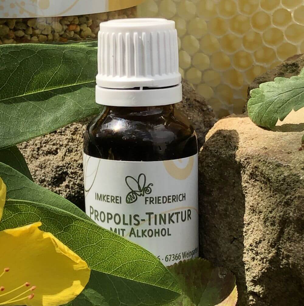 Propolis Tinktur, 70% Alkohol, 20ml – Imkerei Friederich